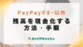 PayPayを即日現金化する方法と注意点【おすすめ業者14選も紹介】 | キャリアキャッシュ公式ブログ